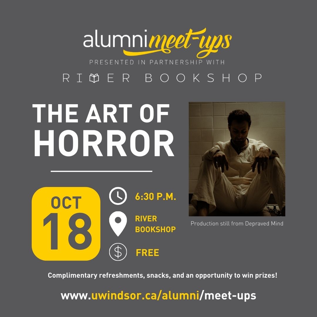 ALUMNI MEET-UPS: THE ART OF HORROR, OCT. 18 · River Bookshop